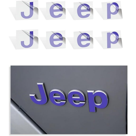 Reflective Fender Emblem Overlay Decal Stickers - 2020-2025 Gladiator ...