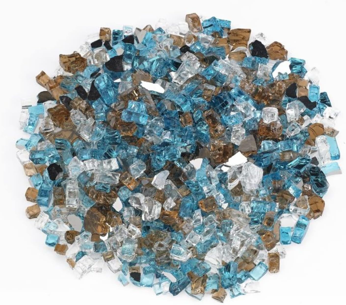 Reflective Fire Glass | Use in Fireplace, or Bowl | for Natural Gas or ...