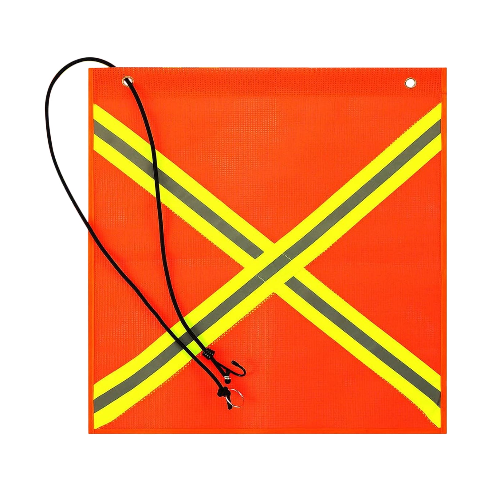 Reflective Flag | 18x18inch Bicycle Flags, Boat Orange Safety Flag ...