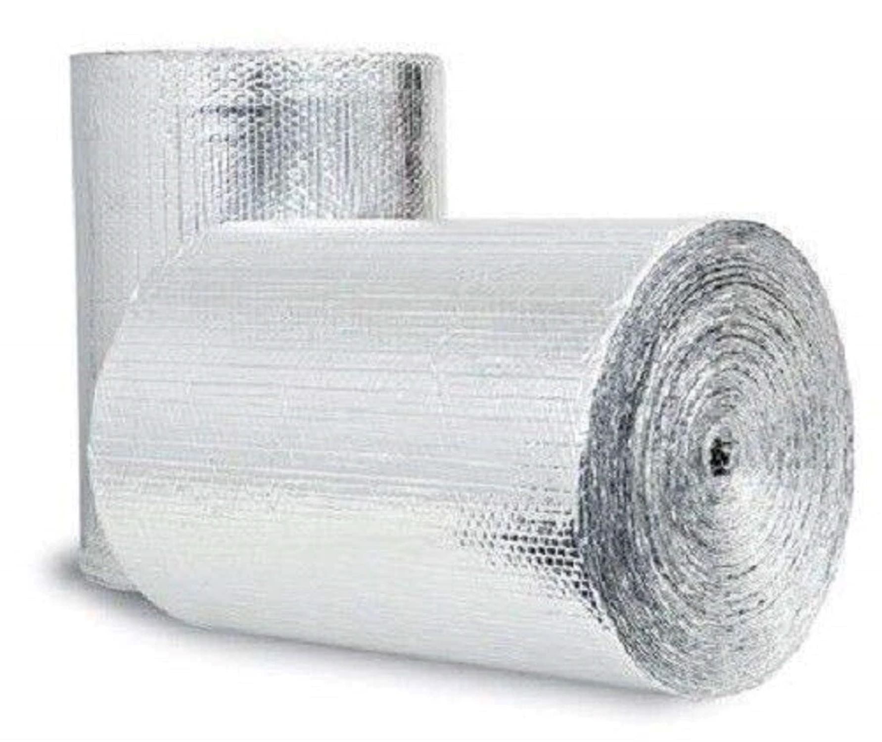 Reflective Foil Insulation Spiral Duct Pipe Wrap Double Bubble 4inch x ...