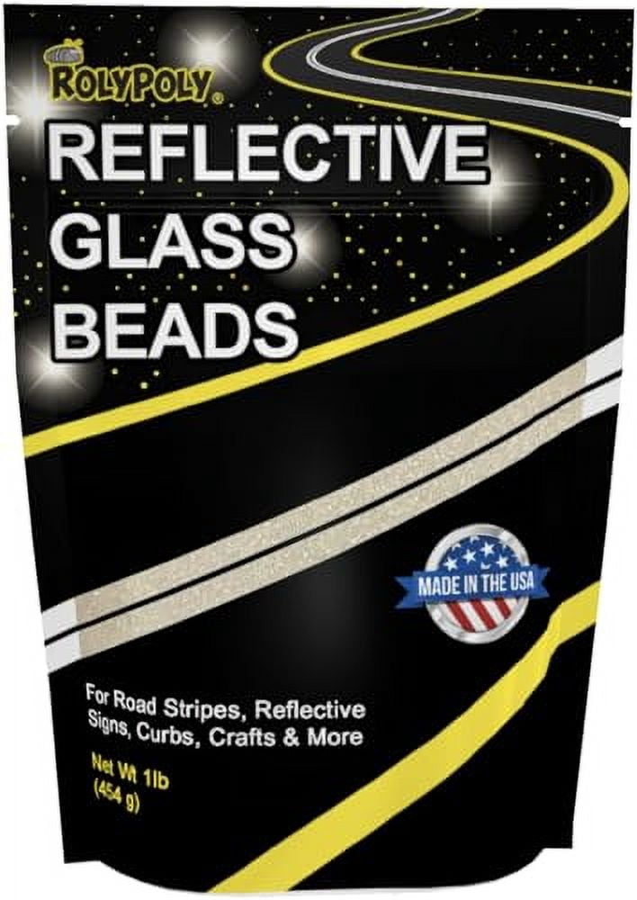 Reflective Glass Beads (1 LB Bag) | for Road Marking, Curb Paint ...