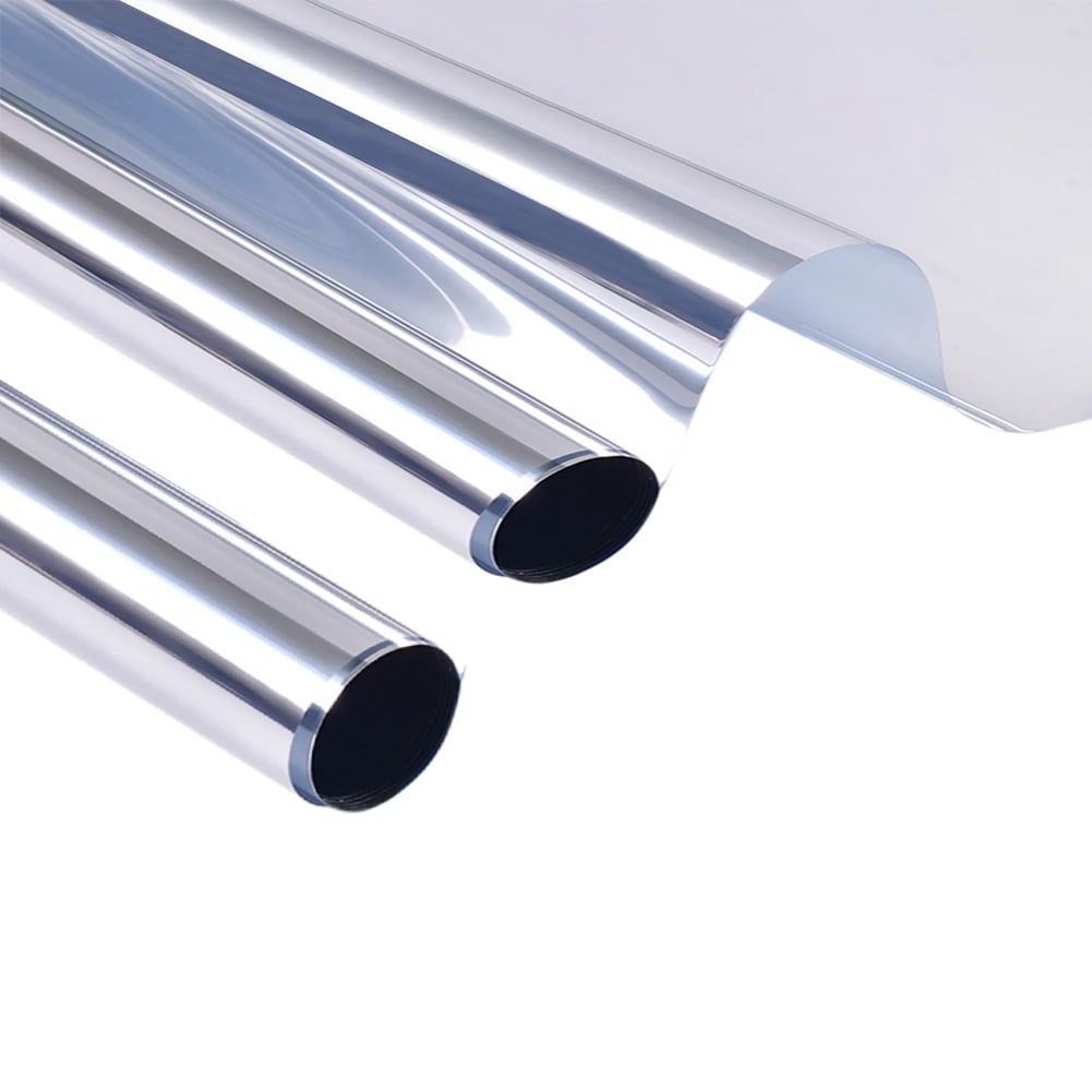 2 Set Reflective Glass Tint Mirror Window Film See Out Not in UV Sun ...