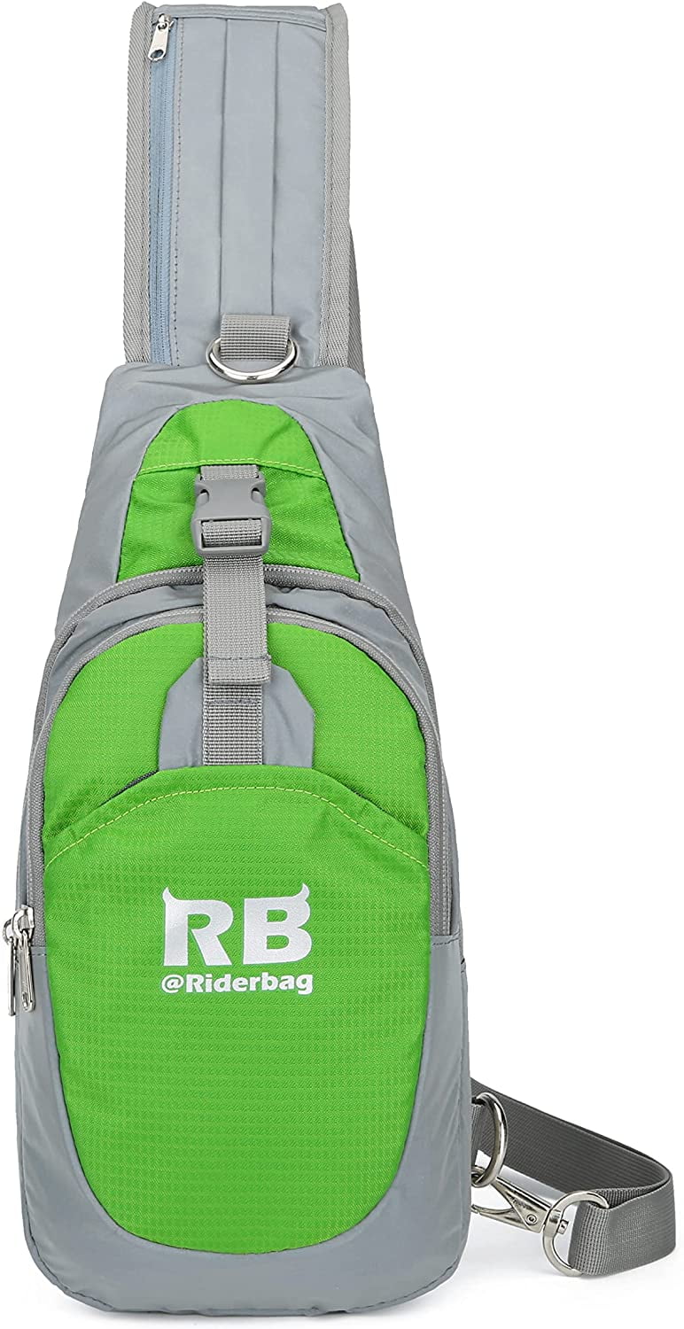 Reflective Green Crossbody Bag Sling bag. Multipurpose One Shoulder ...