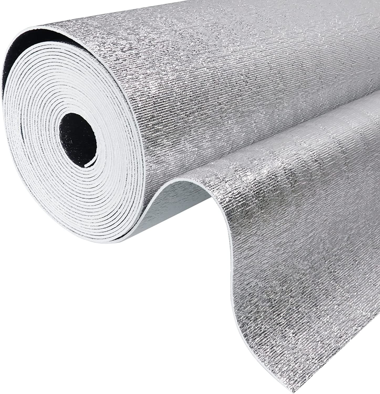 Topangatc Reflective Heat Shield Insulation, Foam Core Radiant Barrier ...