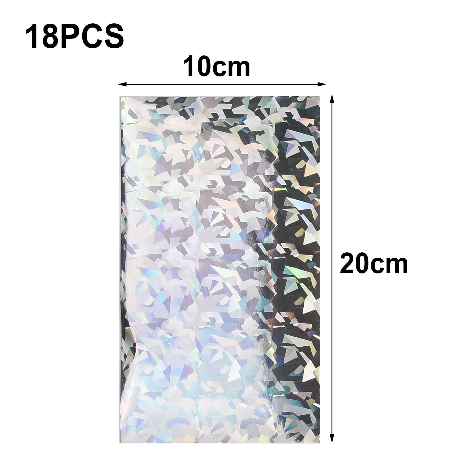 Reflective Holographic Fishing Lure Tape Set - 18 Pieces,20X10cm,9 ...