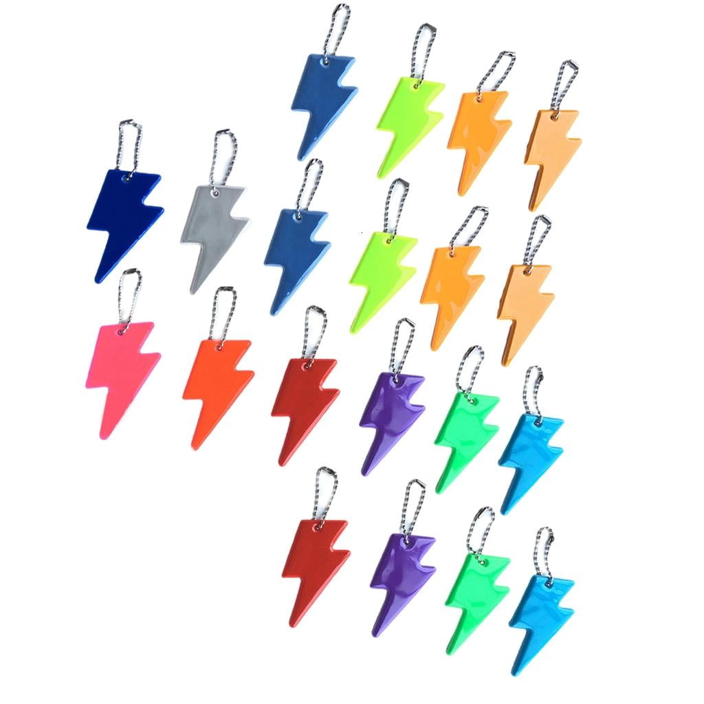 Reflective Keychains Night Safety Reflector Safety Pendant Backpacks ...