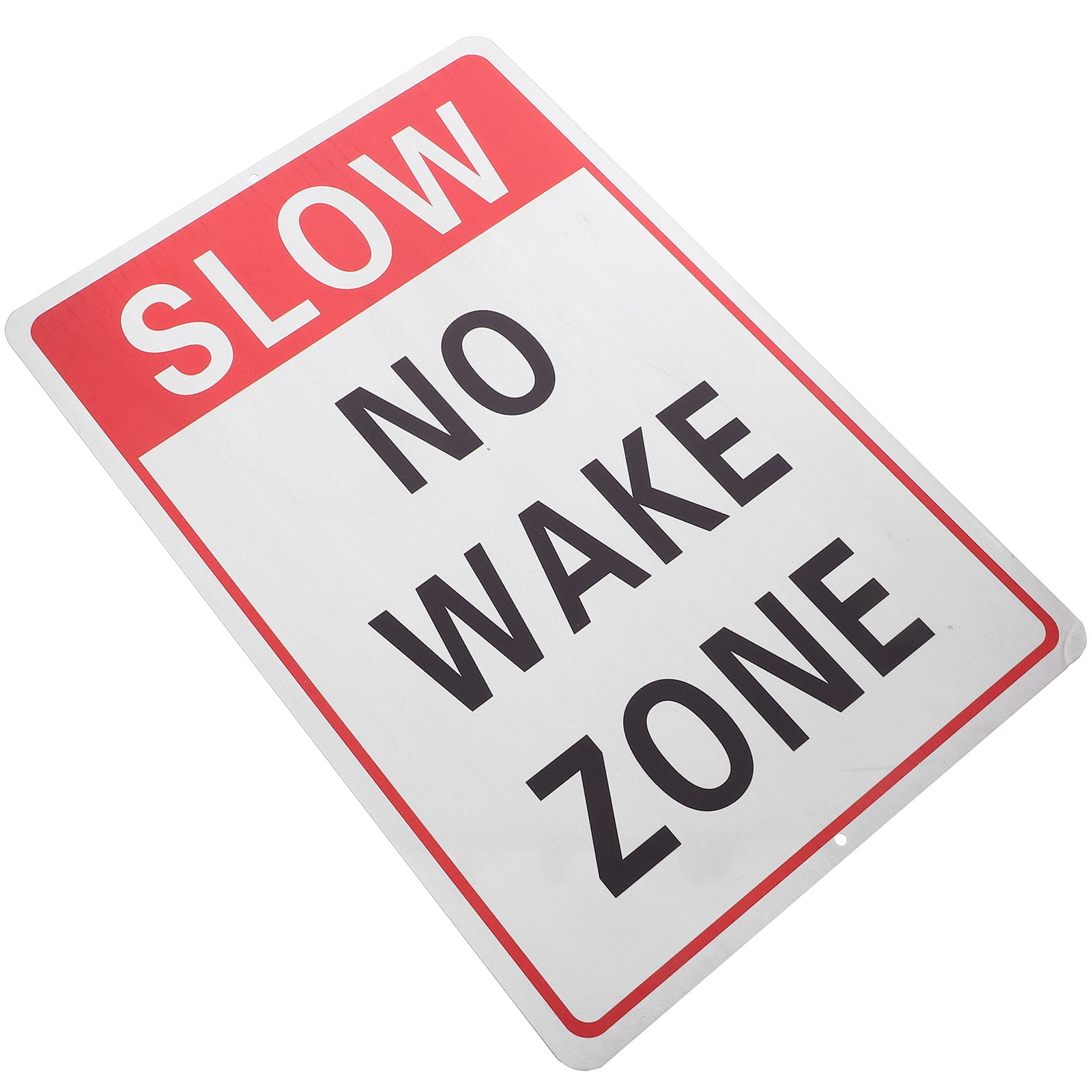 Reflective Logo Outdoor Signs Reflective Sign Slowing No Waking Zone ...