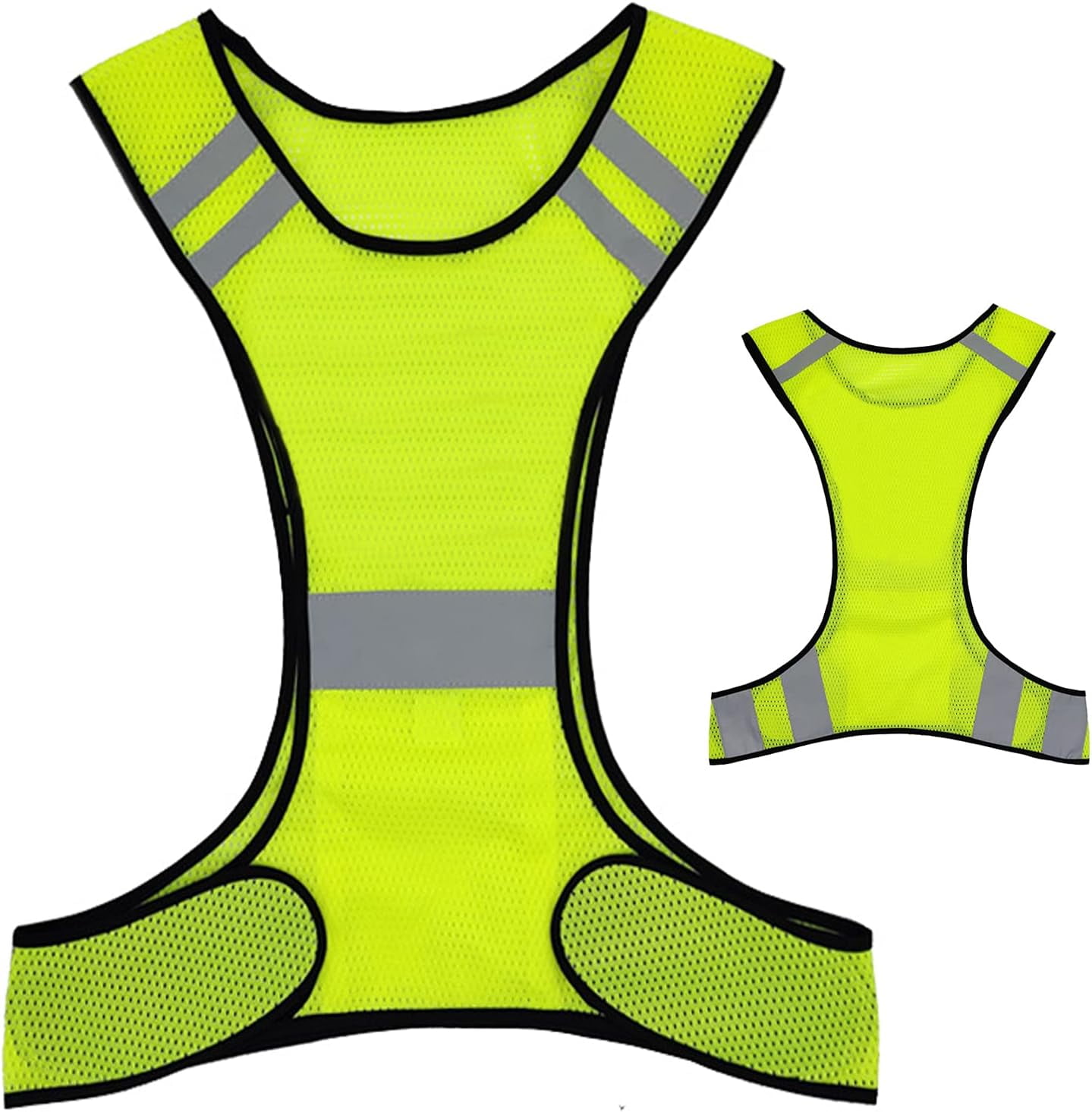 Reflective Night Running Vest with Adjustable Strap & Breathable Holes ...