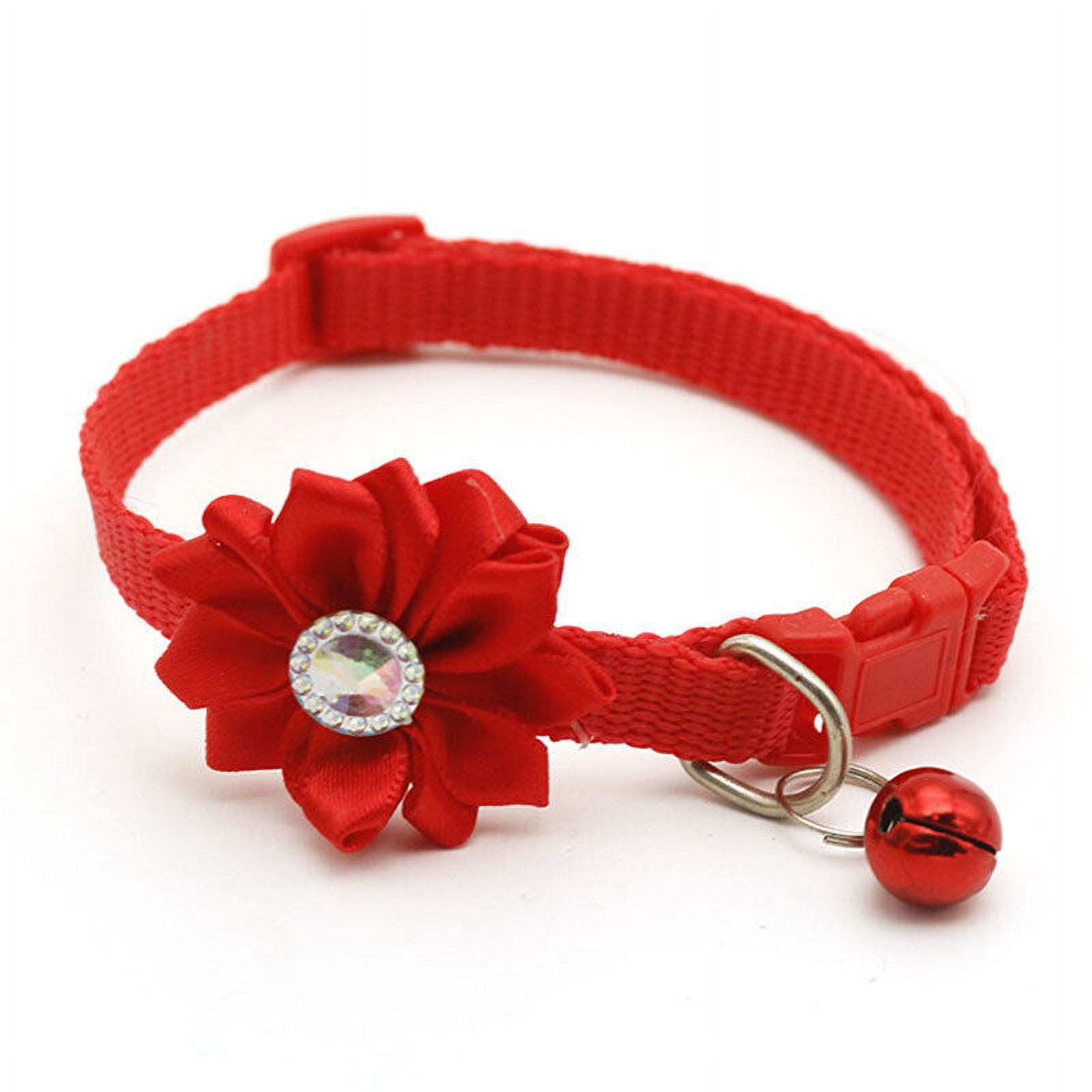 Reflective Nylon Cat Collar With Bell For kitten Small Dog Puppy Pet ...