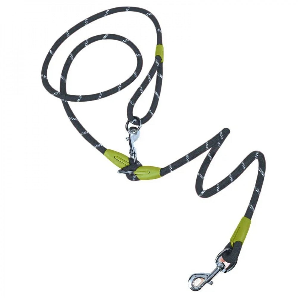 Reflective Nylon Leashes Pet Dogs Chain Traction Rope Leads for Running ...