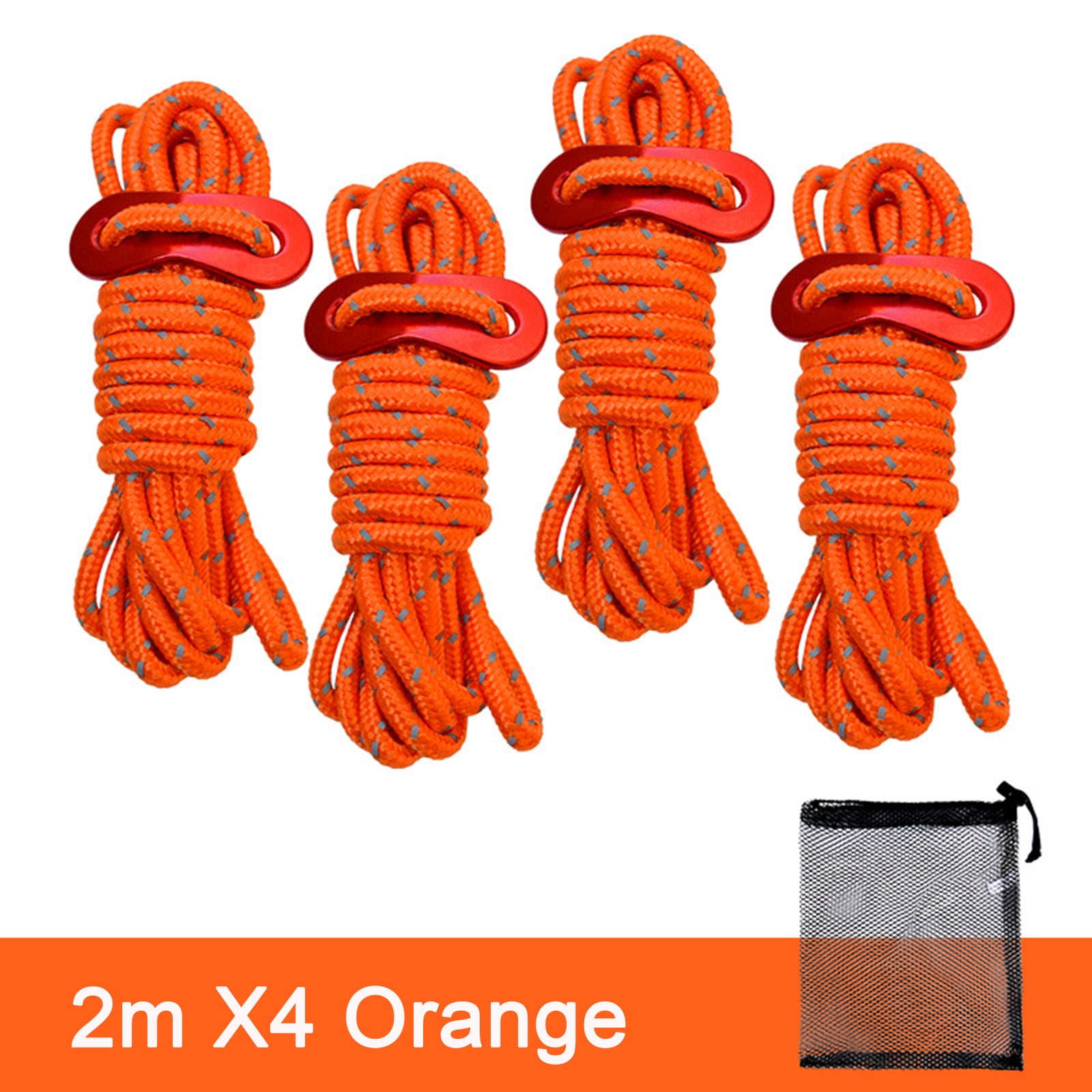 Reflective Outdoor Camping Rope, 4mm Strong Wind Rope, 2m Length ...