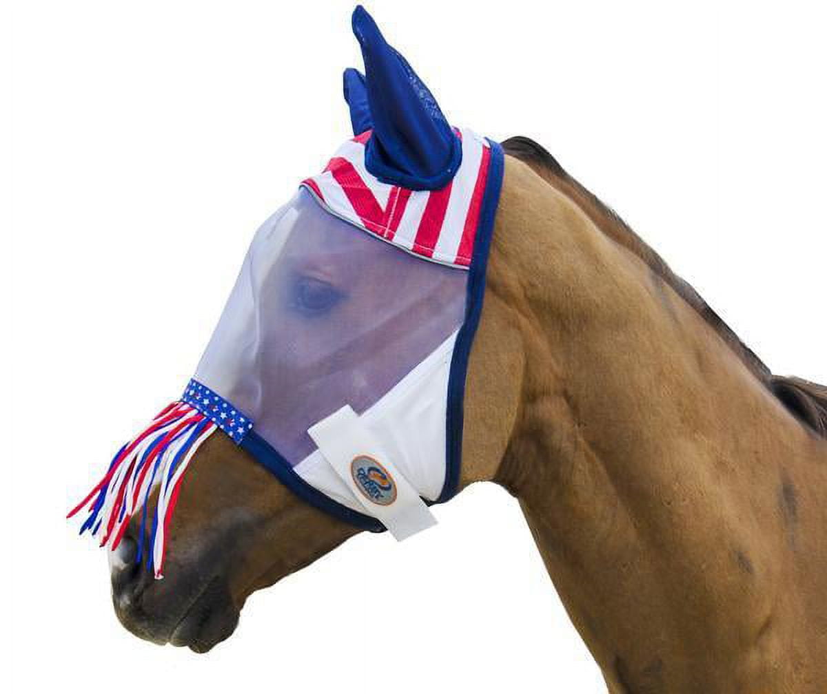 Derby Originals Reflective, UV Protection Horse Fly Mask with Ears ...
