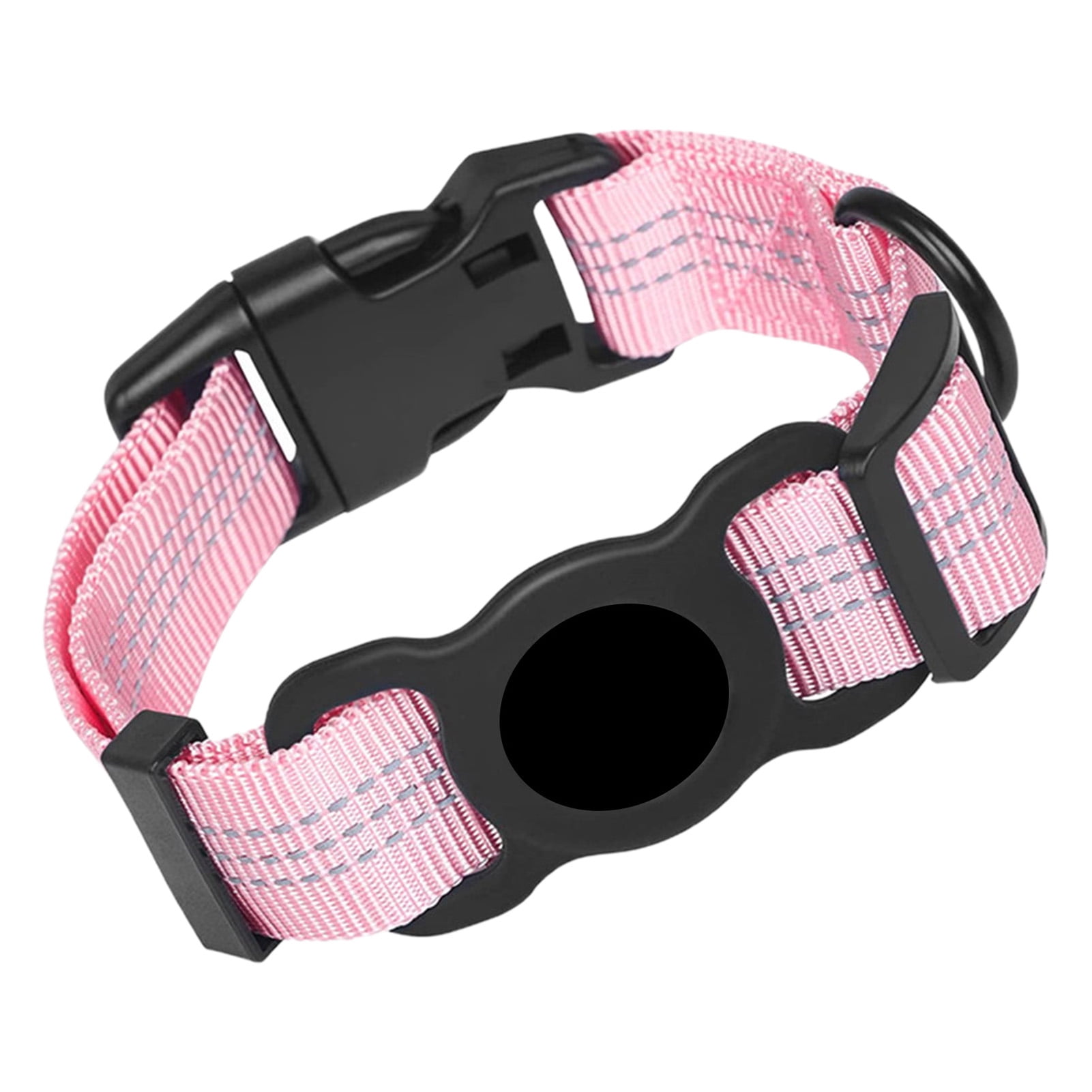 Reflective Pet Collar - Cat Dog Tracking Collar - with AirTag Holder ...