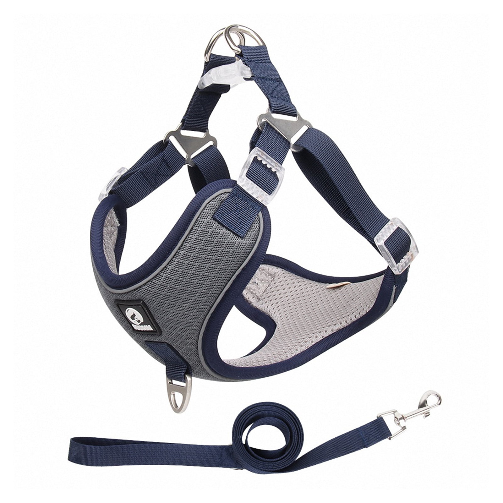 Reflective Pet Harness - Inclusive Bright Design - Safe Reflective Dog ...