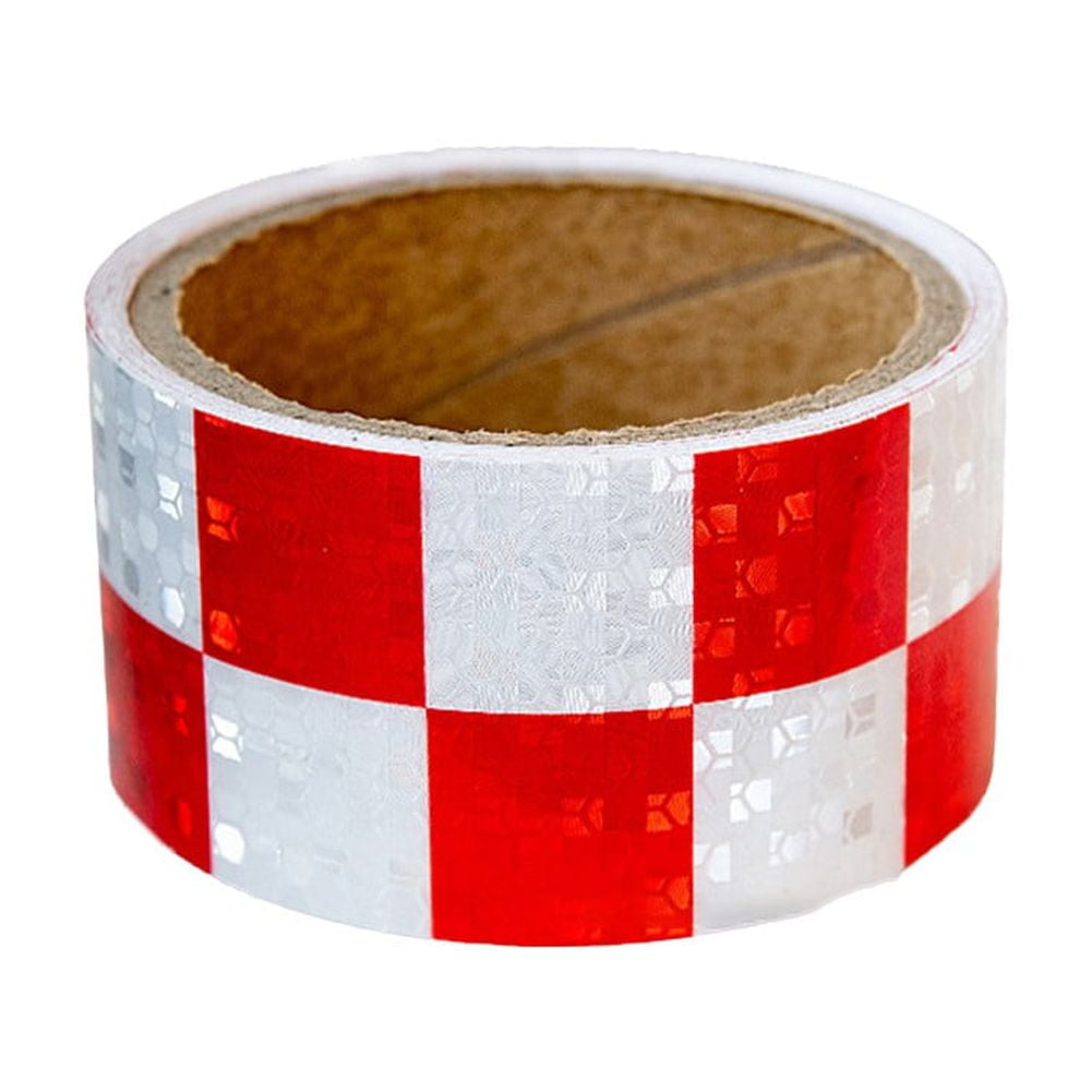 Reflective Safety Sticker High Visibility Plaid Tape Film Strip Car ...