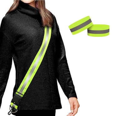 High Visibility Reflective Vest in Blue for Night Work and Running in ...