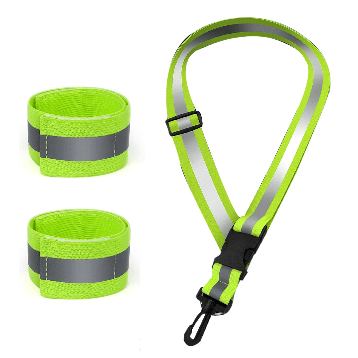 Reflective Sash for Walking At Night, High Visibility Running Gear with ...