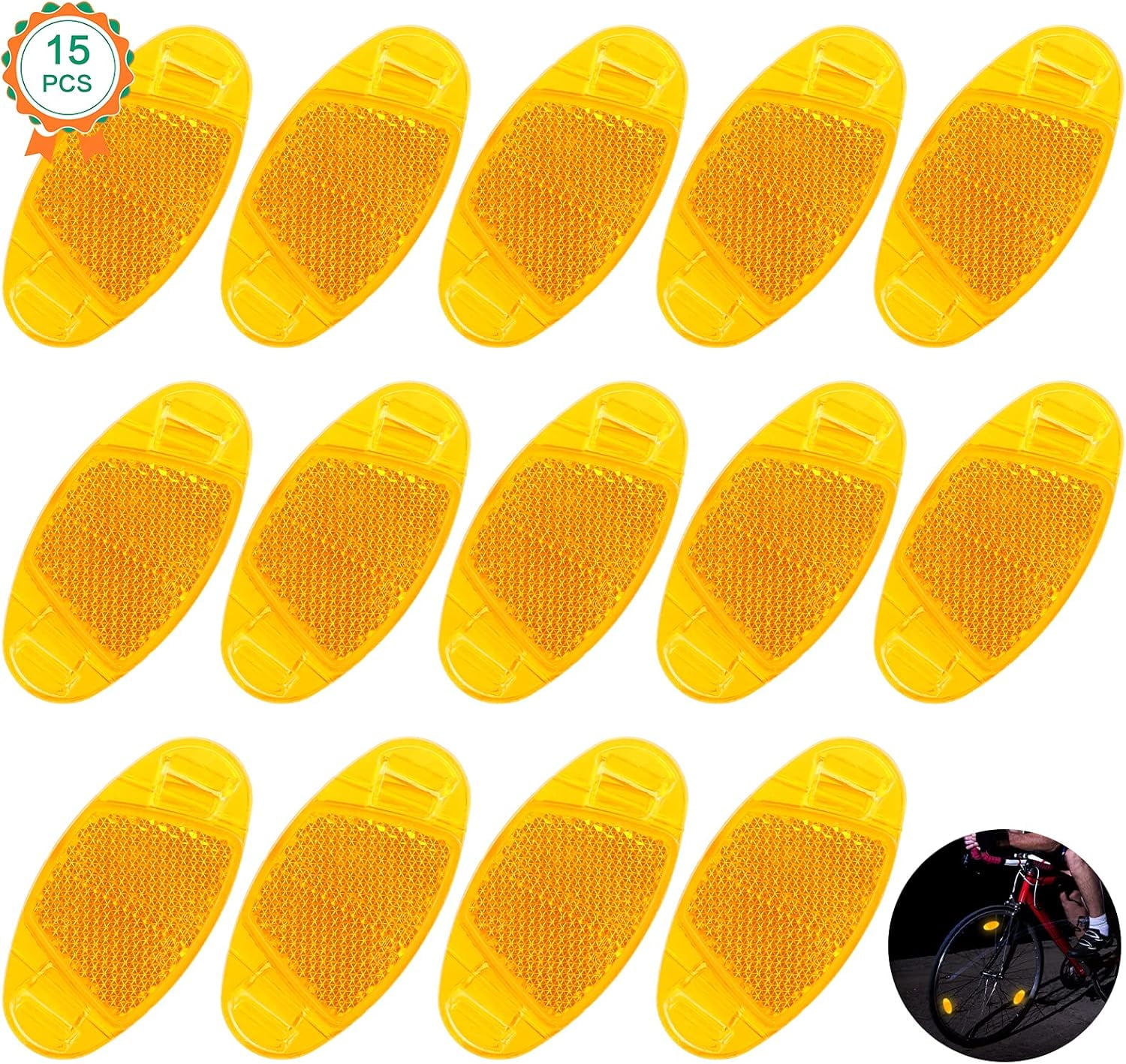 Reflective Series Bright Reflective Bicycle Spoke Lights For Easy ...