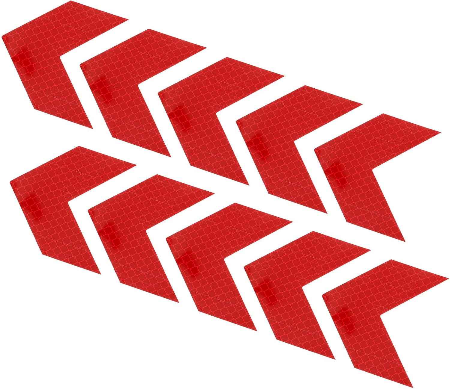 Reflective Stickers, 10 Pack 2.36 x 2.36 Inch Waterproof Adhesive High ...