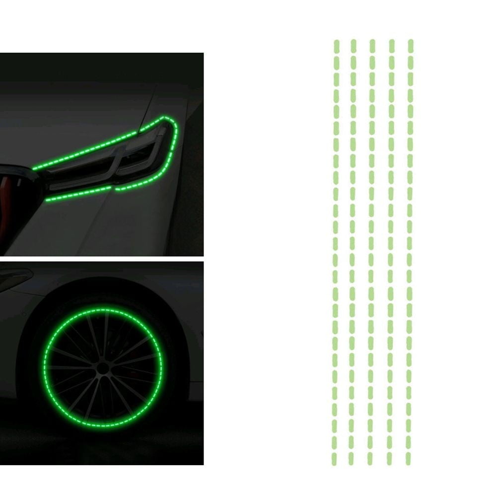 Reflective Stickers Luminous Strips DIY Car motorcycle Stripe Tape ...