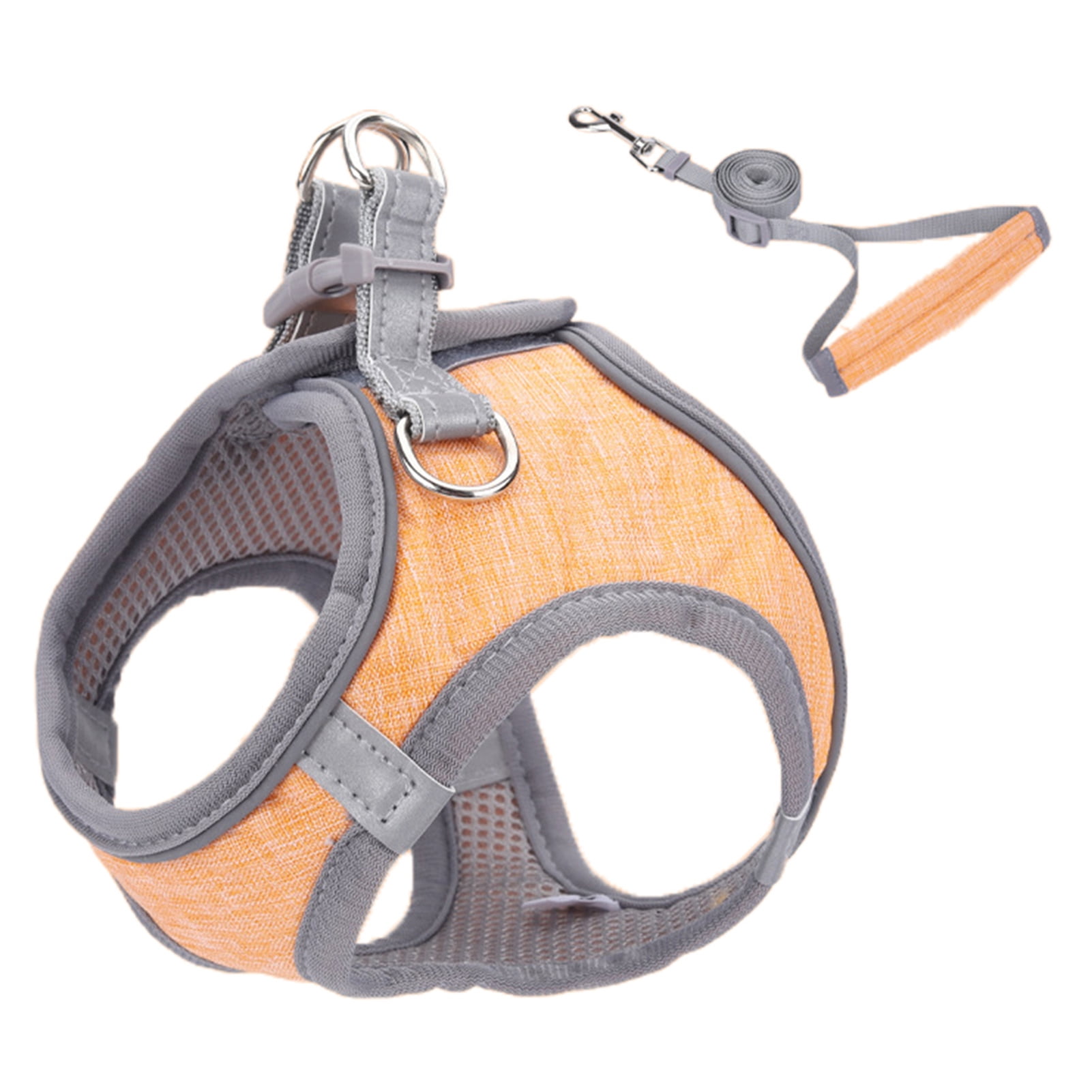 Reflective Strip Pet Vest Leash Set - Anti-Escape Chest Strap ...