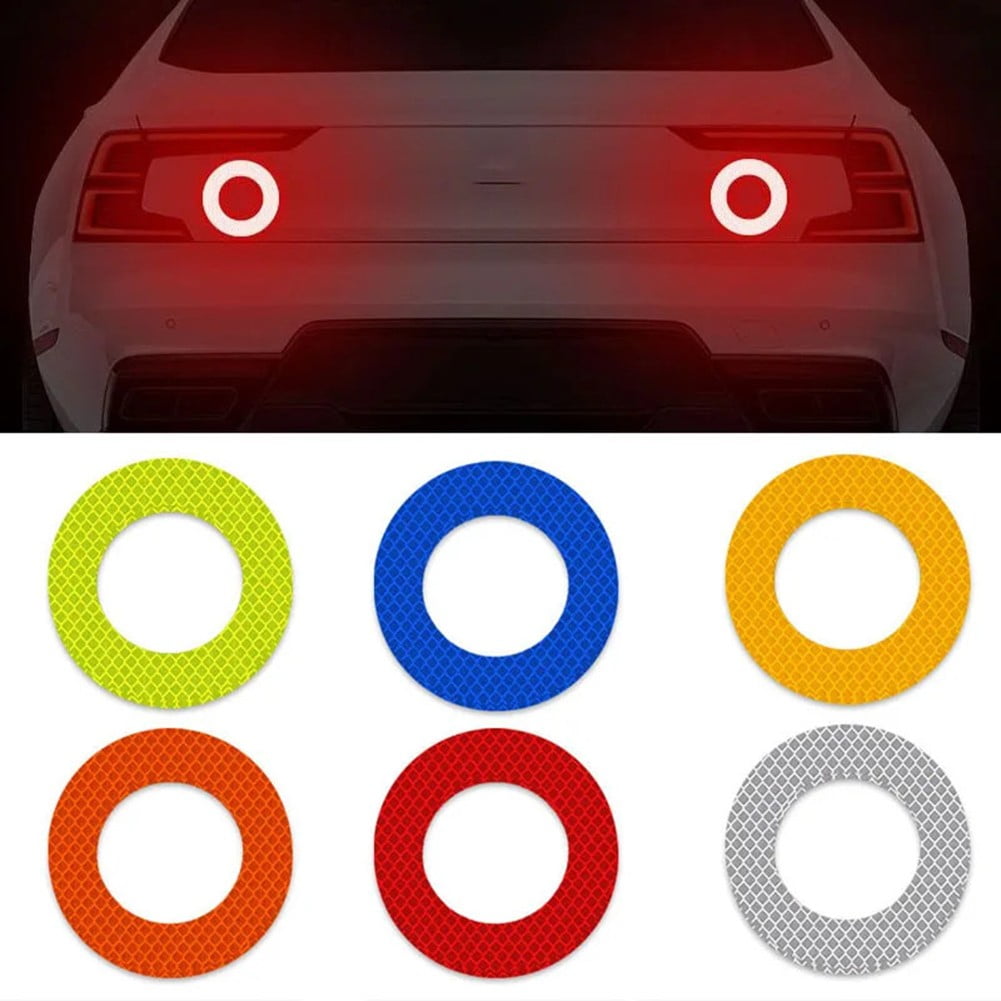 Reflective Strips Car Rear Bumper Sticker Reflective Strips Safety Blue ...