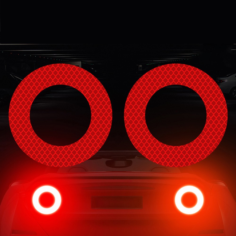 Reflective Strips Car Rear Bumper Sticker Reflective Strips Safety Blue ...