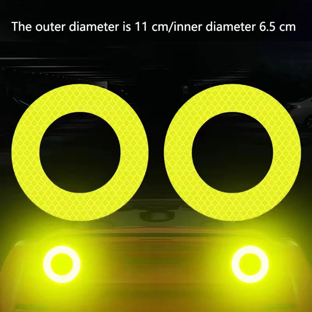 Reflective Strips Car Rear Bumper Sticker Reflective Strips Safety Blue ...