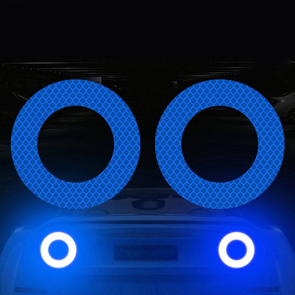 Reflective Strips Car Rear Bumper Sticker Reflective Strips Safety Blue ...