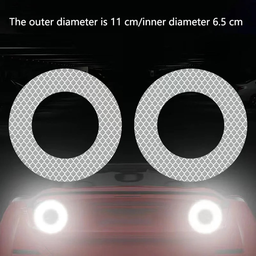 Reflective Strips Car Rear Bumper Sticker Reflective Strips Safety Blue ...