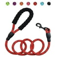 GLUAAE Reflective Rope Dog Leash, Heavy Duty Nylon, Padded Handle ...