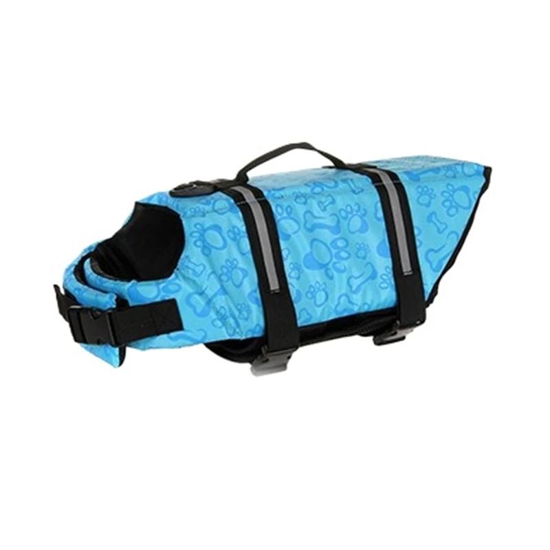 Reflective Summer Dog Life Jacket Large Adjustable Safety Vest for Dogs ...