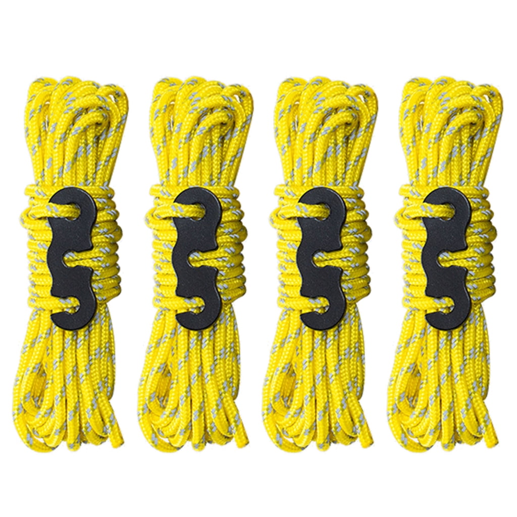Reflective Tent Guy Rope Guy Rope, 3mm Tent Guy Line Reflective Cord ...