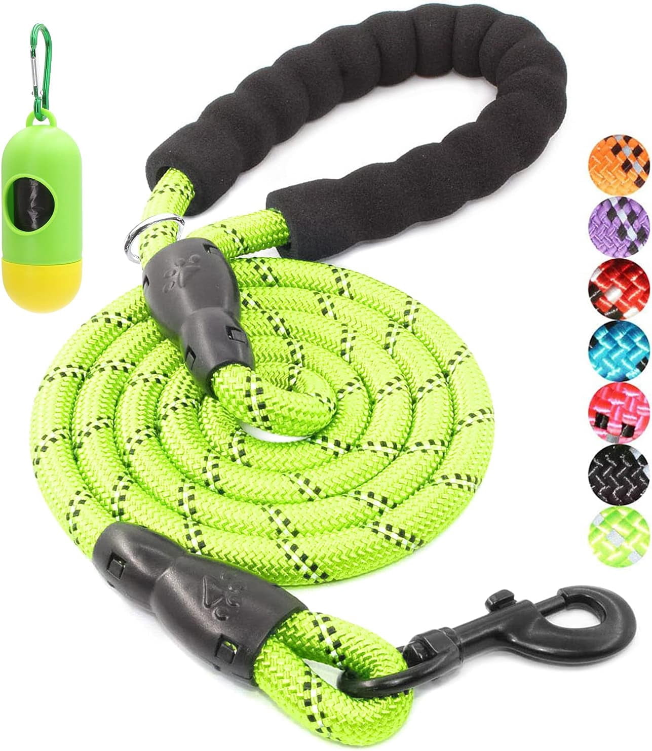 Reflective Traction Rope Multi-color Nylon Round Rope Large and Medium ...