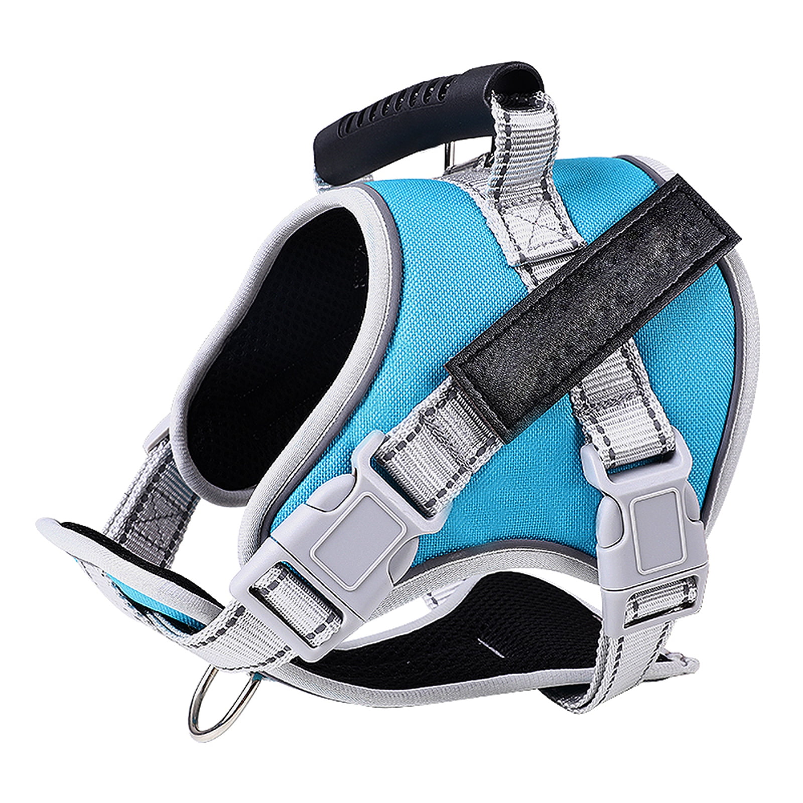 No-Pull Dog Harness with 4 Free Tags/Patches, Reflective Dog Vest with ...