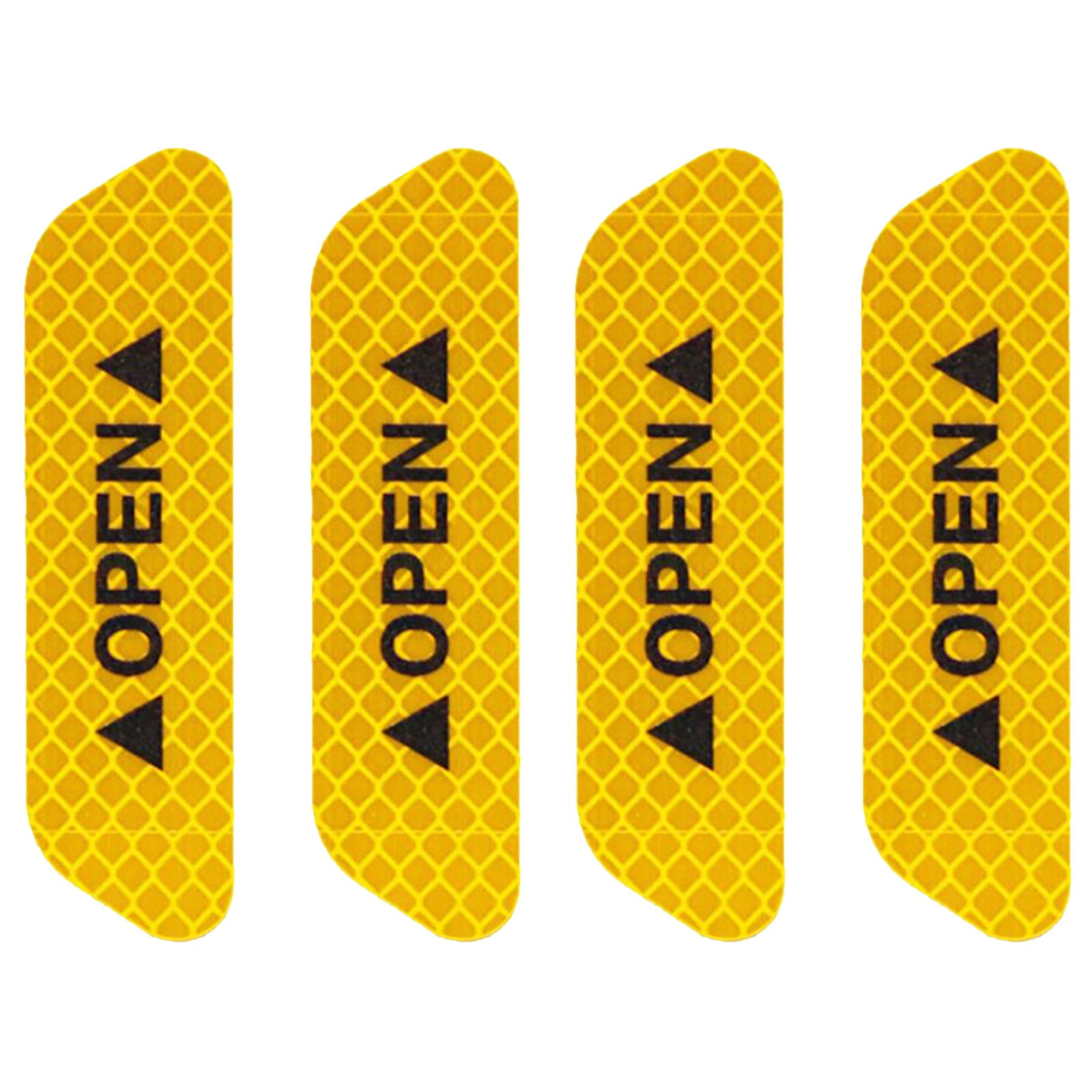 Reflective Universal Car Open WarningS Prompt -Collision Stickers ...