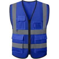 Class 2 Women's Hi Vis Two Tone Reflective Safety Vest with Zipper ...