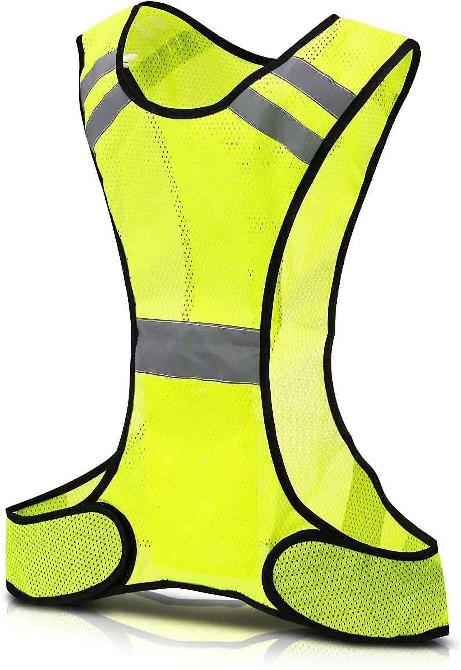 Reflective Vest, High Visibility Adjustable Reflective Safety Vest ...