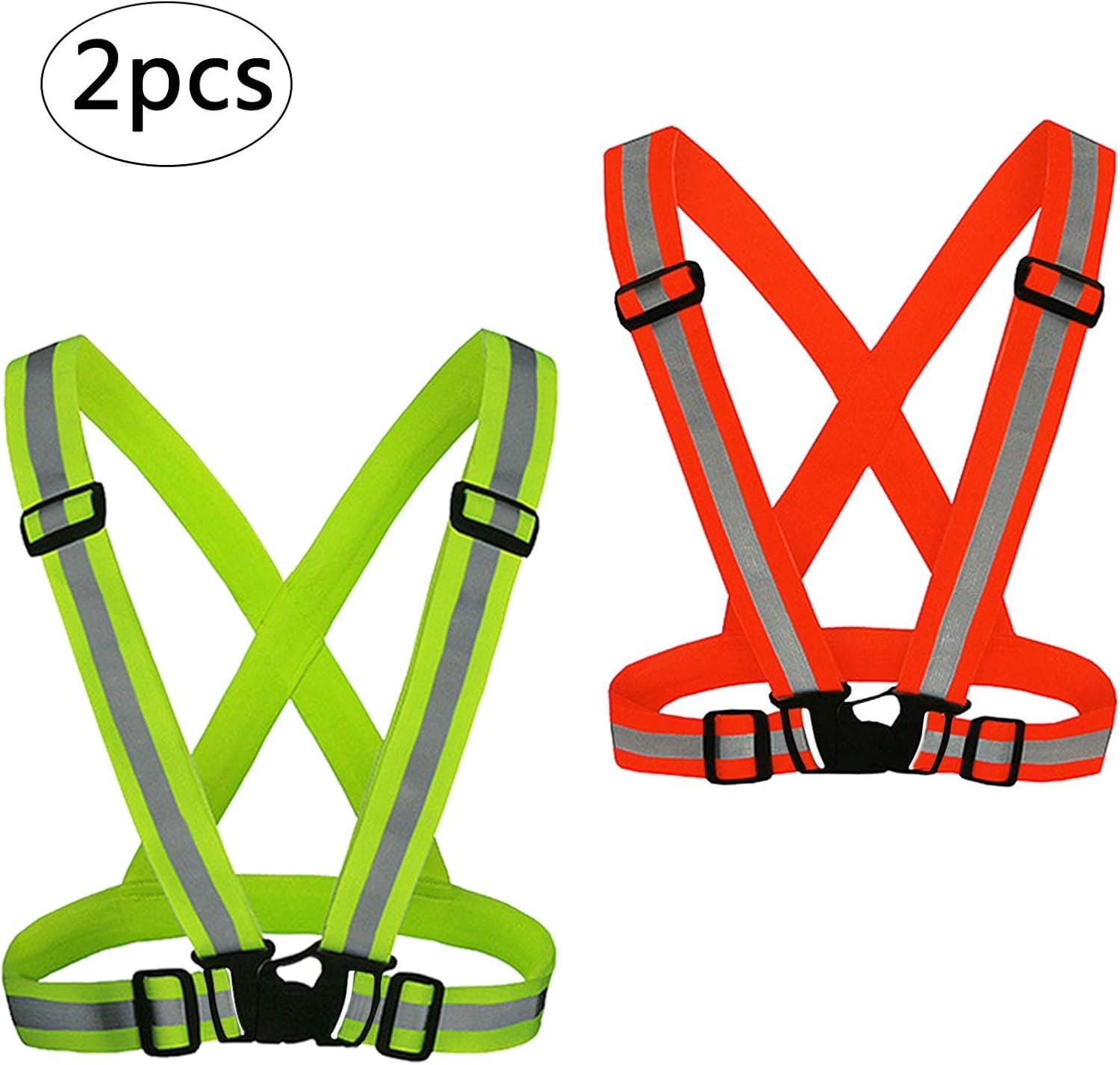 Reflective Vest for Outdoor Activities, High Visibility 360 Degree ...
