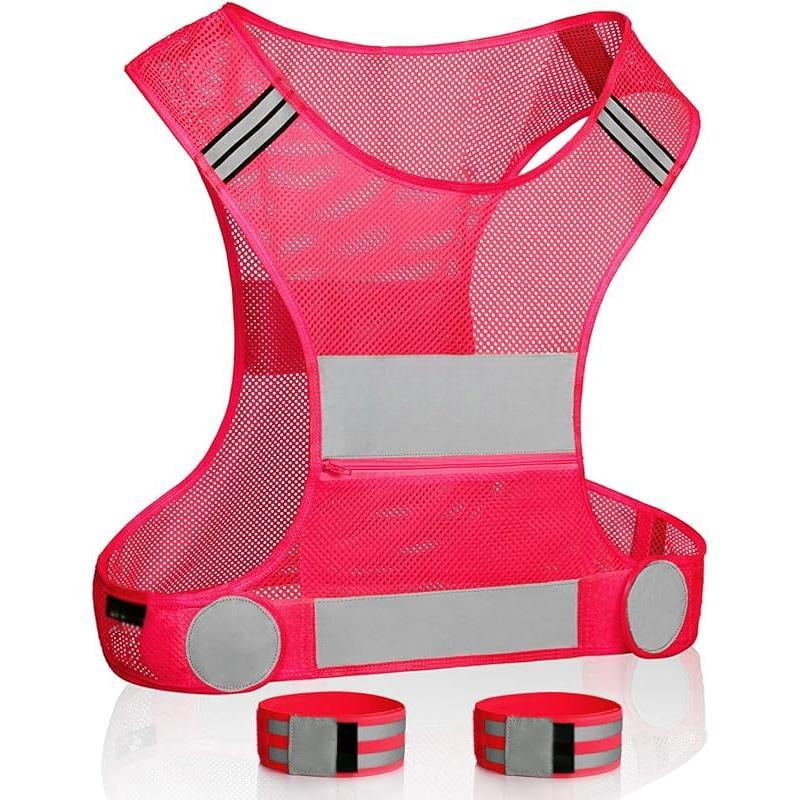 Reflective Vest Running Gear,Lightweight Reflective Safety Vests with ...