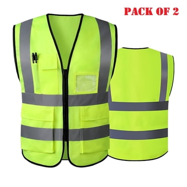 21 colour High visibility viz vest hi vis viz reflective safety vests ...