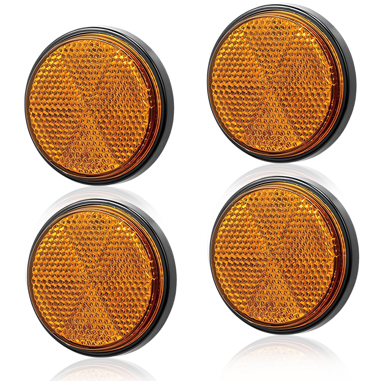 Reflective Warning Devices, EU E-Mark Certified Round Reflector with ...