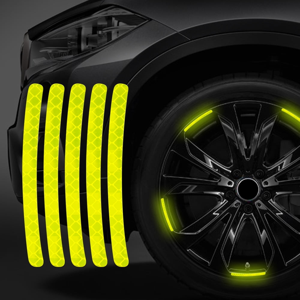 Reflective Wheel Rim Stripe Stickers for Car and Motorcycle ...