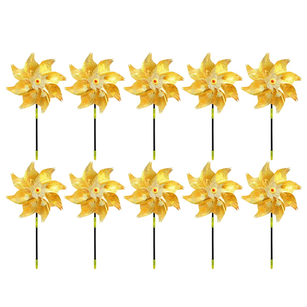 Reflective Windmill Under $20 WLIZJ 10 Pack Reflective Pinwheels ...