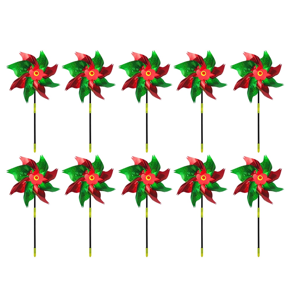 Reflective Windmill Under $20 WLIZJ 10 Pack Reflective Pinwheels ...