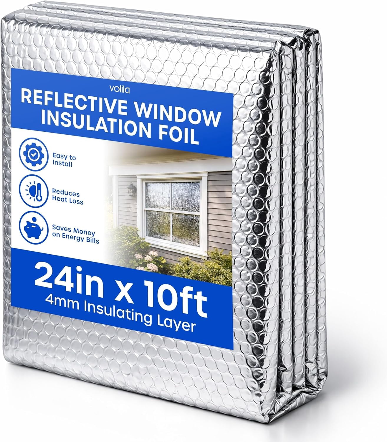 Reflective Window Insulation Foil, Double Side Aluminum Foil Bubble ...