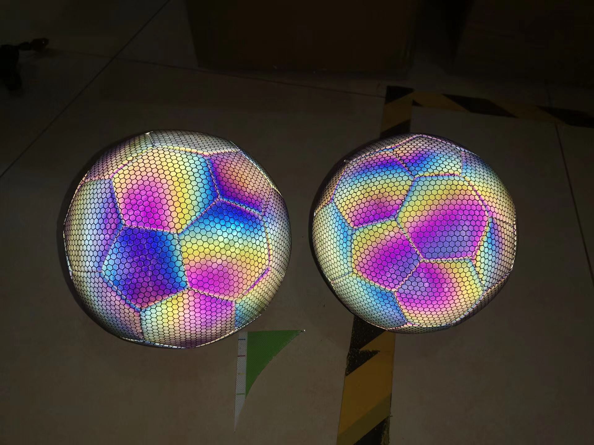 Reflective football adult Children colorful football for primary and ...