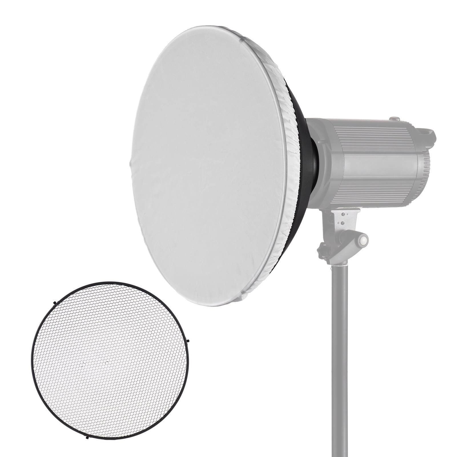 Reflector,With Center Mount Standar Diffuser Lamp Shade Dish With Dish ...