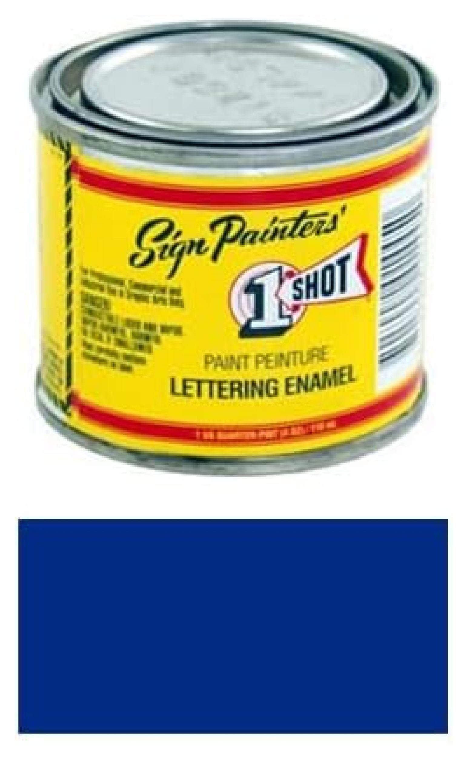 Reflex Blue Pinstriping Lettering Enamel Paint, 1/4 Pint - Walmart ...
