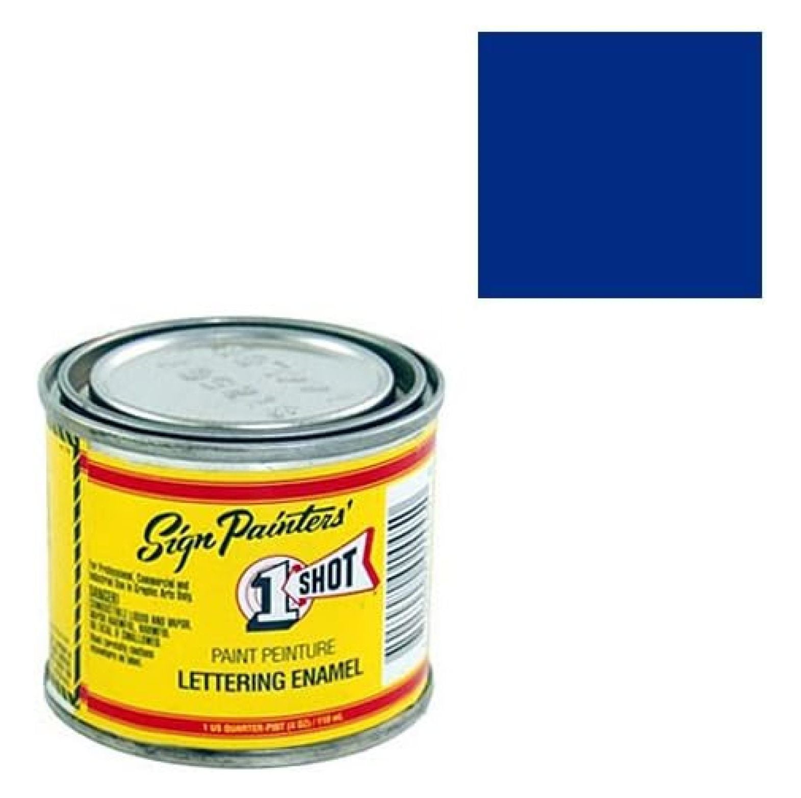 Reflex Blue Pinstriping Lettering Enamel Paint, 1/4 Pint - Walmart.com